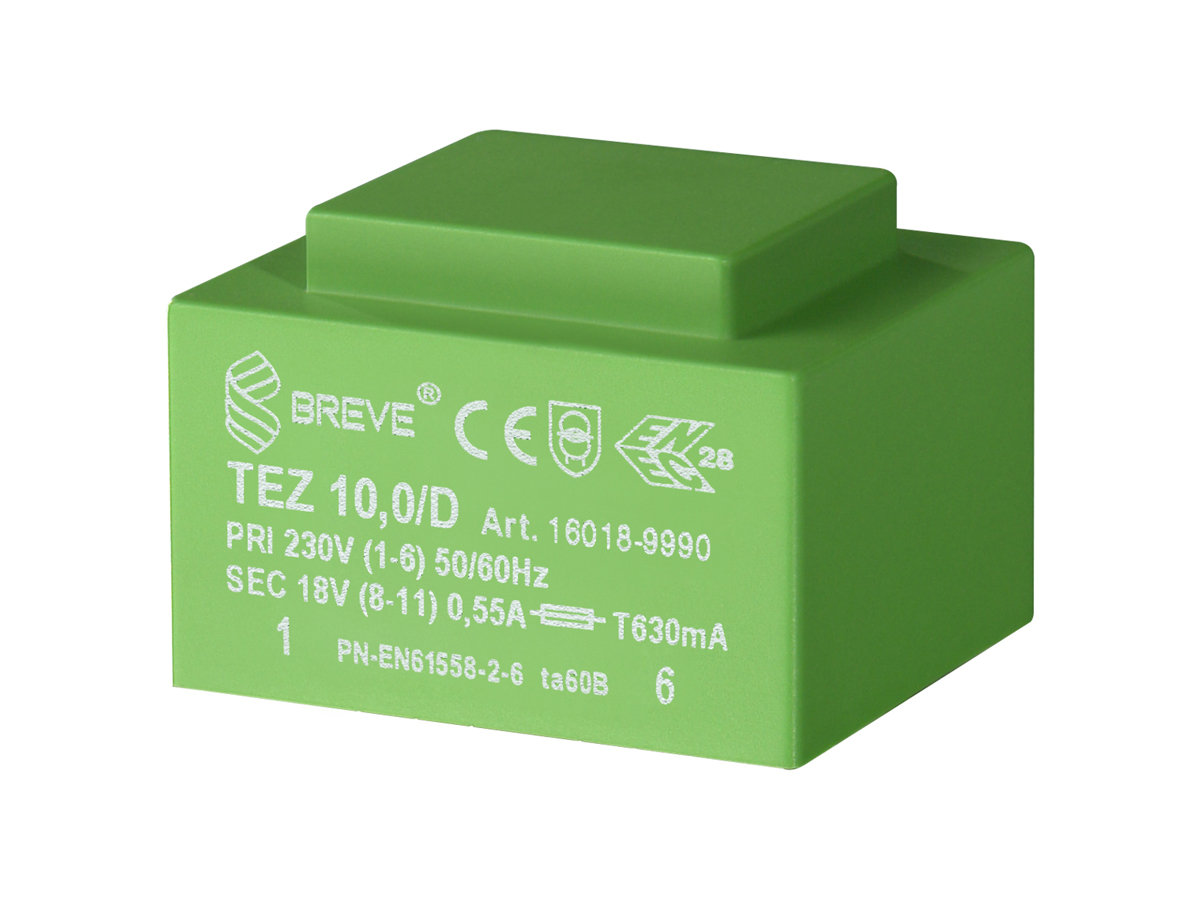 TEZ transformator do obwodów drukowanych | Breve - Producent Transformatorów