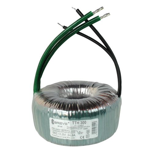 TTH 300 230/ 11.5V | Breve - manufacturer of transformers