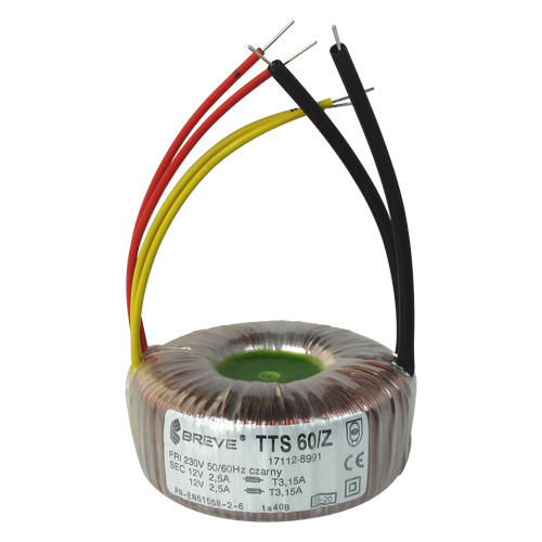 TTS 60/Z 230/ 24V | Breve - Producent Transformatorów